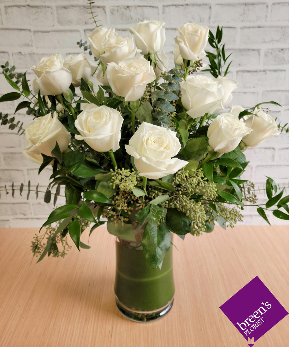 White Roses :: Breen's Florist Houston Texas